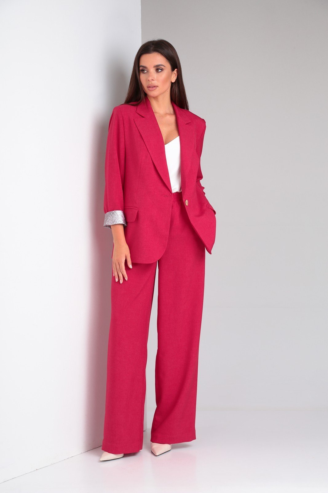 Костюм брючный 7634-1 малина Tvin купить в интернет магазине Велесмода